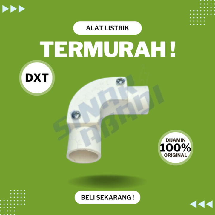 L Bow Pipa Listrik 20MM Putih | Lazada Indonesia