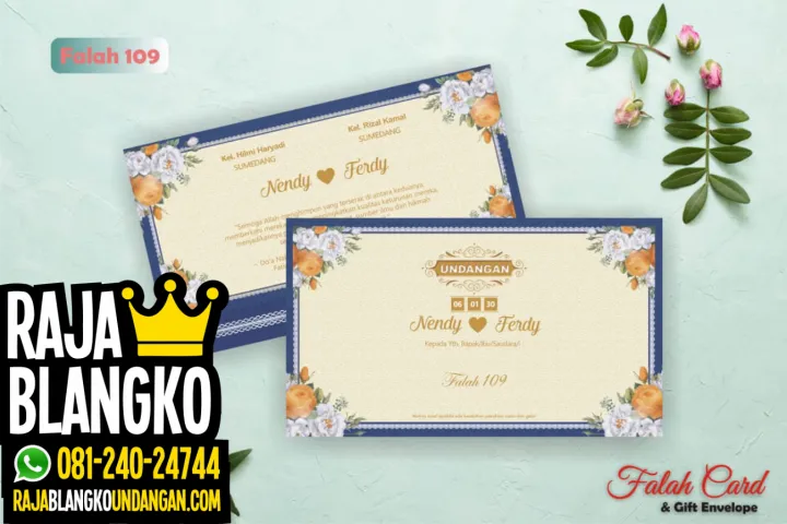 BLANGKO UNDANGAN FALAH 109 | RAJA UNDANGAN | Lazada Indonesia