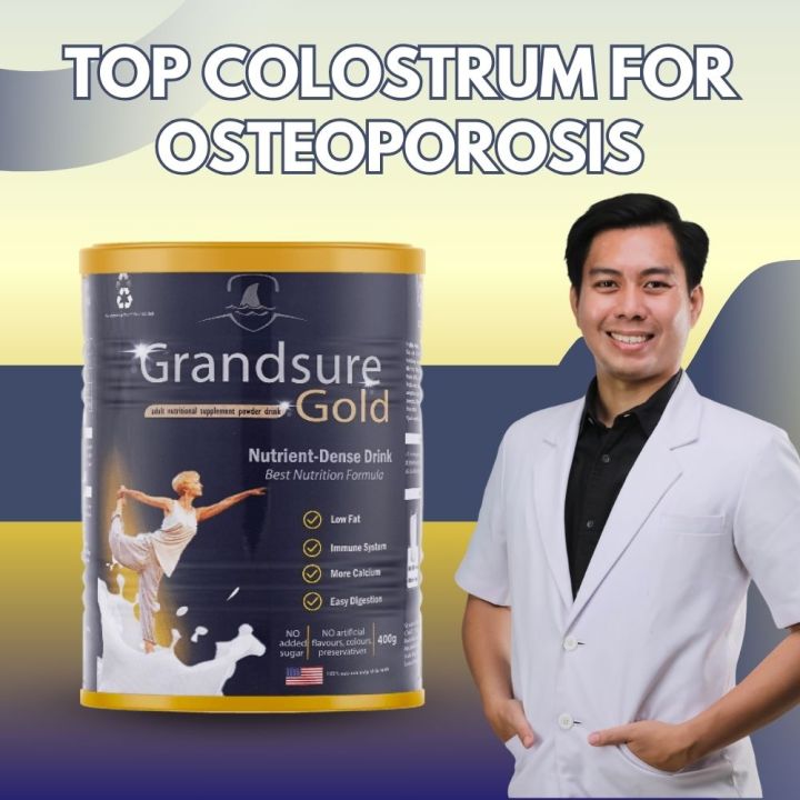 Grandsure Gold Colostrum 400G For People With Osteoporosis, The Elderly ...