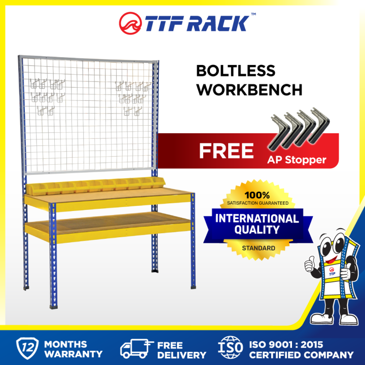 TTF Rack™ (BOLTLESS RACK WORKBENCH) Working Station / Packing Table ...