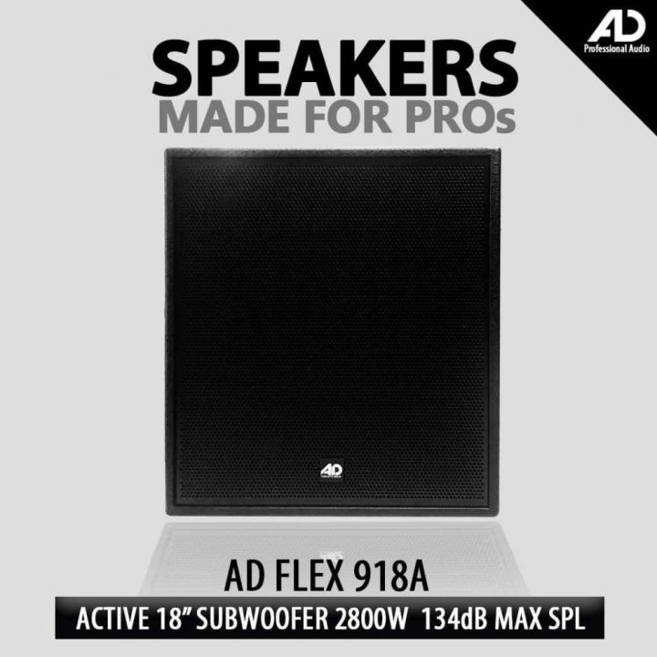 AD FLEX918A Powered Active Subwoofer 2800W 18 Inch | Lazada PH