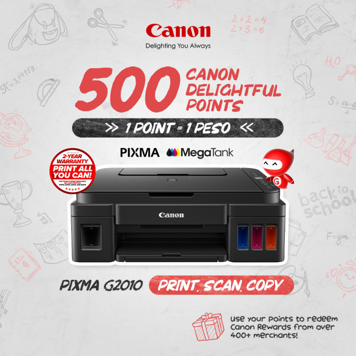 Canon Pixma G2010 Refillable Ink Tank System - Print / Scan / Copy (Mac ...