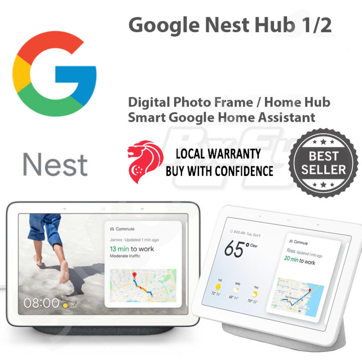 Google Nest Hub Gen 1 / 2 Digital Display Screen Photo Frame Smart Home ...