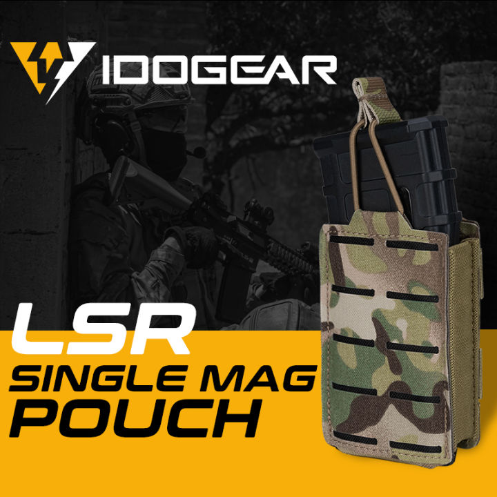 IDOGEAR Tactical LSR 556 Magazine Pouch Singel Mag Carrier Mag Pouch ...