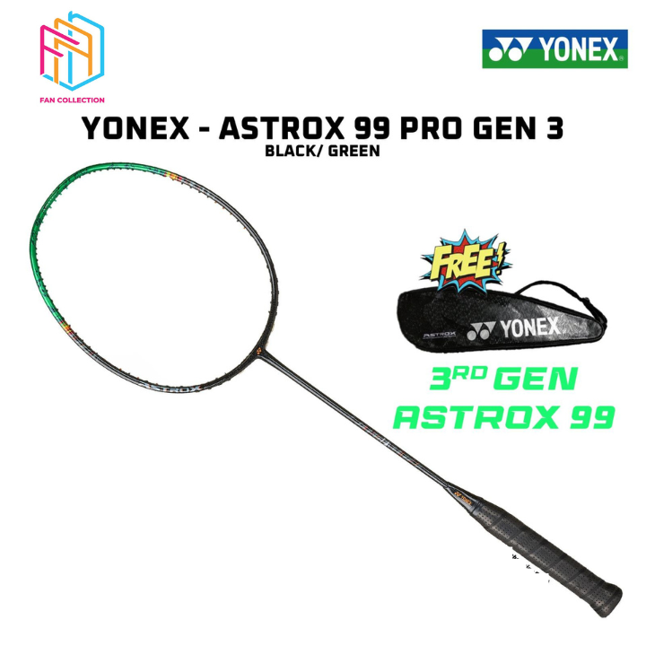 Raket Badminton YONEX Astrox 99 Pro Gen 3 Black Green | Lazada Indonesia