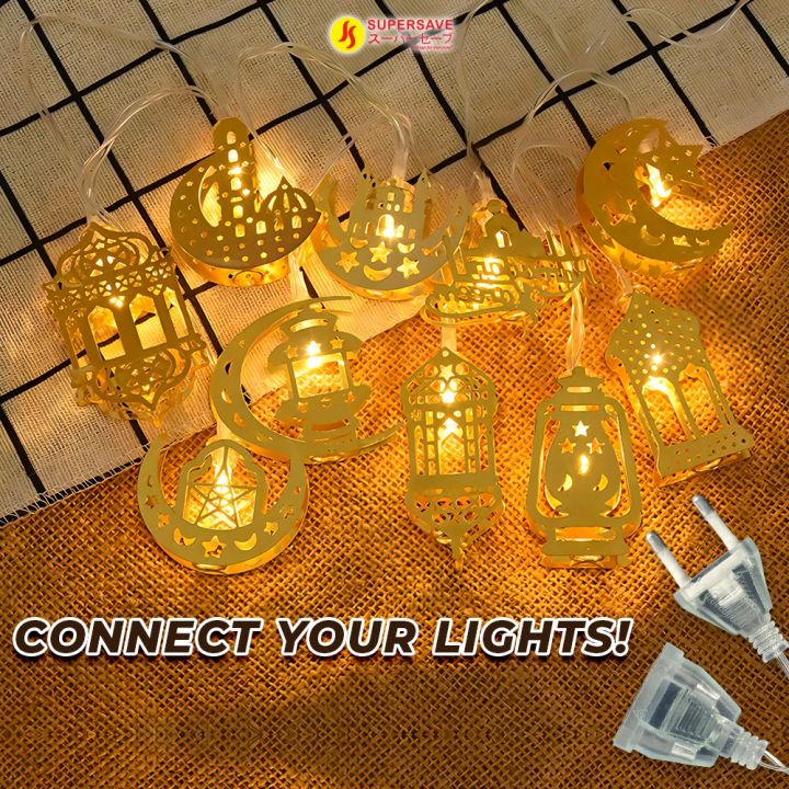 SUPERSAVE Lampu Raya 2024 Lampu Kelip Kelip Hari Raya Aidilfitri LED ...
