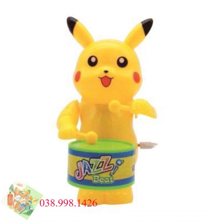 ATTRACTIVE Wind-up Drum Pikachu Toy vpp | Lazada PH