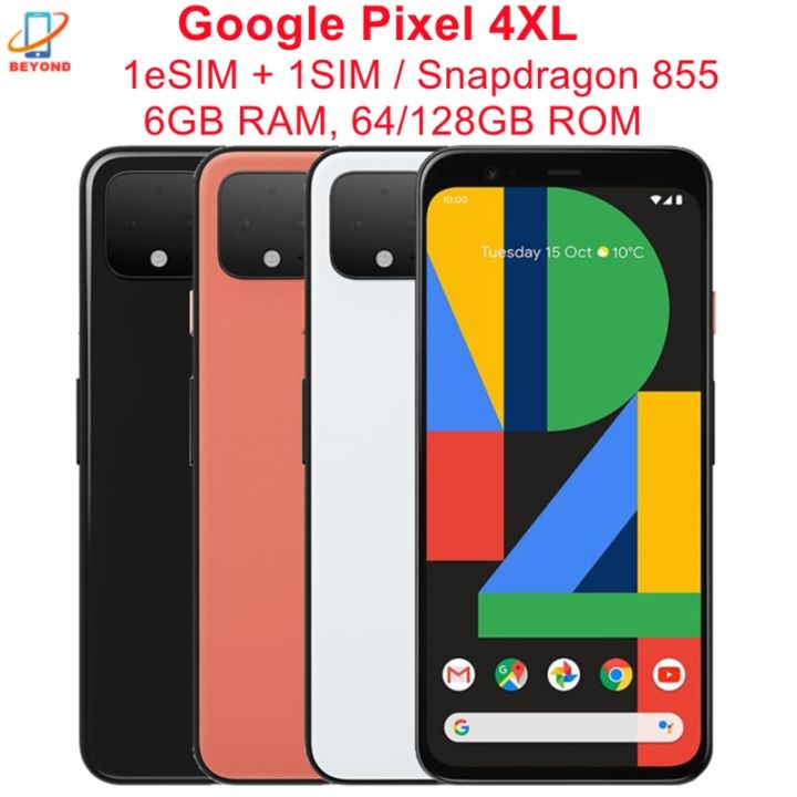 Original For Google Pixel 4 XL 4XL XL4 6.3" 6GB RAM 64/128GB ROM NFC ...