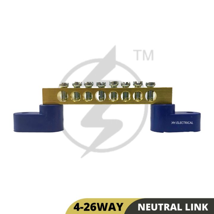 PLASMA BRASS NEUTRAL LINK for Distribution Box /MCCB Box/ Wiring Box ...