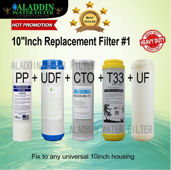 10 inch Filter Replacement / Universal size / PP,UDF,CTO,T33,UF | Lazada