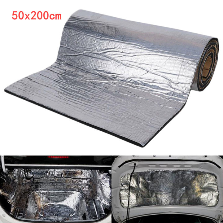 200cmx50cm Car Sound Deadening Heat Shield Insulation Car Noise Reduce ...