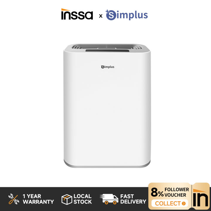 INSSA x Simplus Dehumidifier High-Effiency 380ml/Day 2.5L Water Tank Low Noise