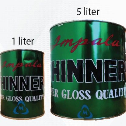 THINNER IMPALA THINNER HIGH GLOSS Kaleng 1 Liter 5 Liter Galon/TINER IMPALA/CAMPURAN CAT ...