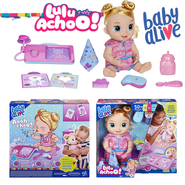 ตุ๊กตา Baby Alive Lulu Achoo ของเล่นคุณหมอแบบโต้ตอบขนาด 12 นิ้ว ราคา ...