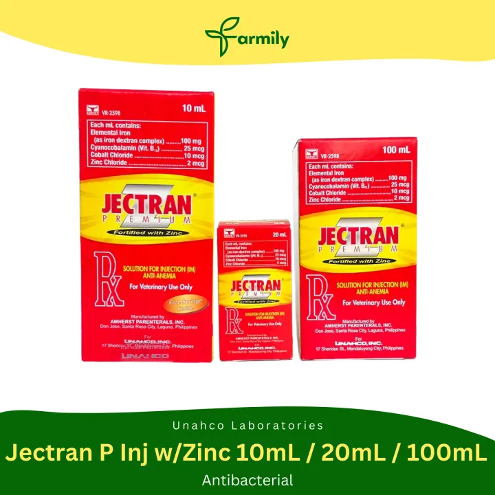Jectran P Inj w/Zinc 10mL / 20mL / 100mL | Lazada PH