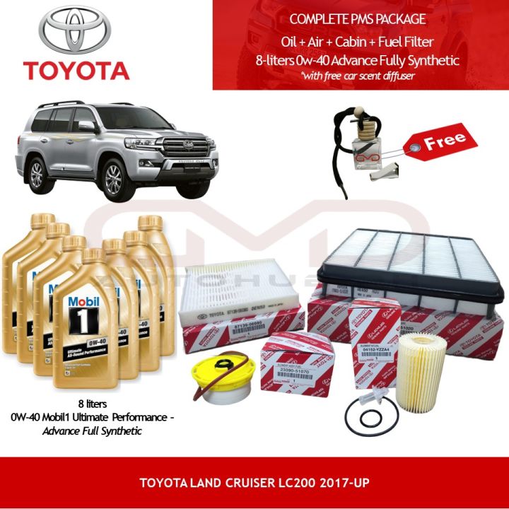 [FULL PMS COMBO SET] TOYOTA LAND CRUISER LC200 | ENGINE OIL + OIL ...
