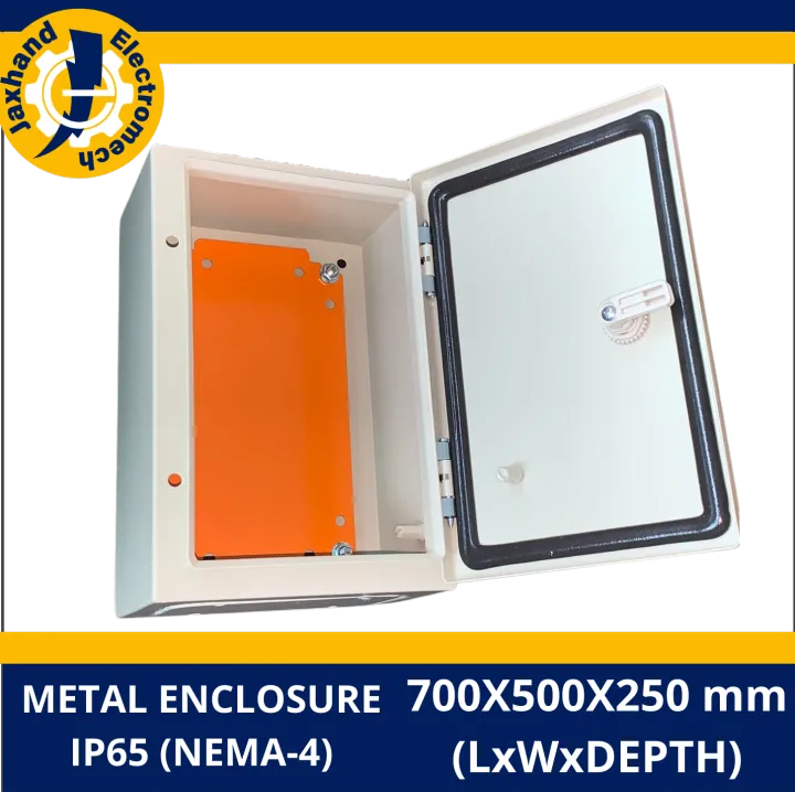 Metal Enclosure 700 x 500 x 250mm, IP65 Nema 4 / Metal Box / Metal ...