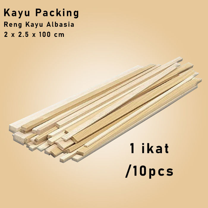 Kayu Reng Kayu Packing Albasia 100 cm 10 pcs | Lazada Indonesia