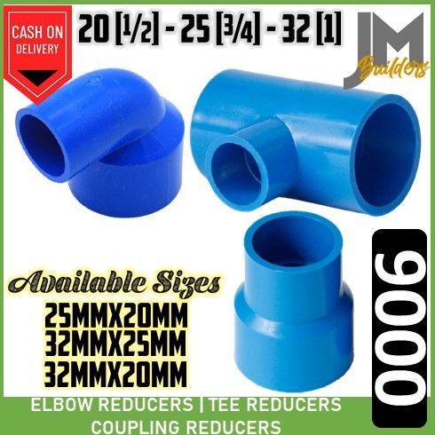 JM H-0006 | Blue PVC Reducer Fittings | Coupling Reducer | Tee Reducers ...