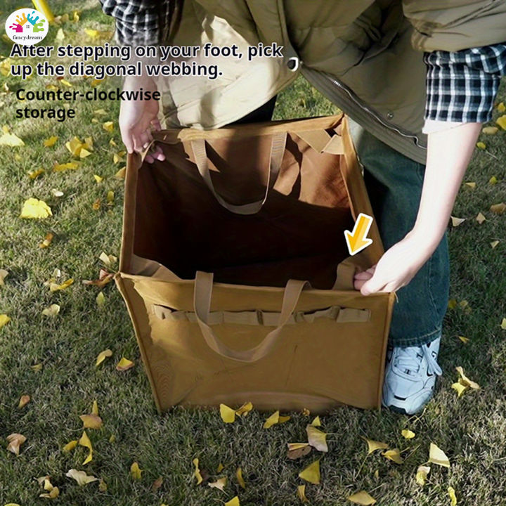 fancydream Camping Collapsible Trash Can Lightweight Trash & Recycle ...