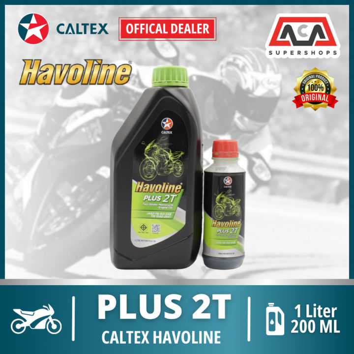 CALTEX HAVOLINE PLUS 2T TWO-STROKE ENGINE OIL 1L/200ML | Lazada PH