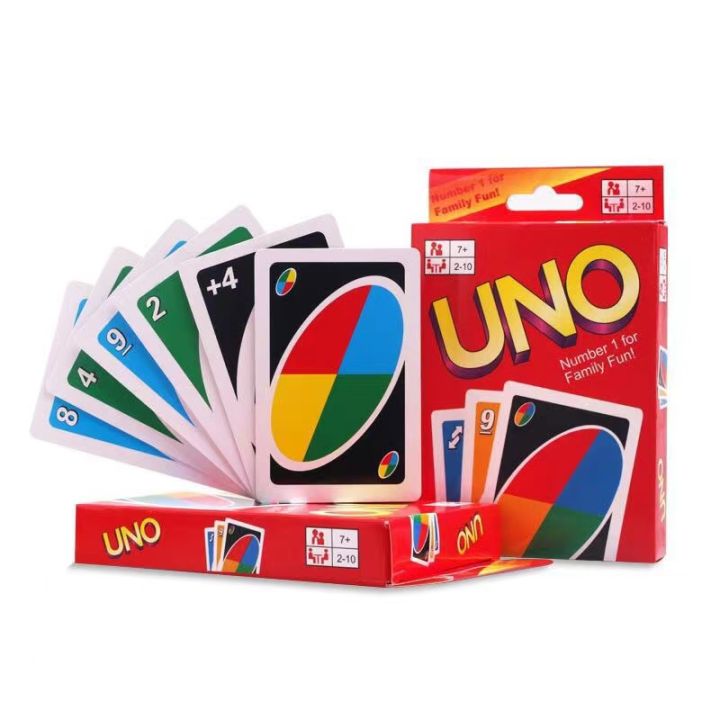 Uno เกมส์ไพ่ การ์ดไพ่ อูโน่ Uno บรรจุ 108 ใบ Uno Card Game เกมคลาสสิค ฮิตตลอดกาล ของเล่นเด็ก