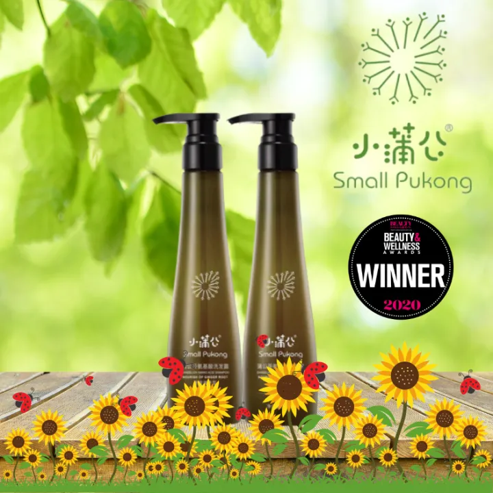 Small Pukong Dandelion Amino Acid Shampoo with Ginger Root 300ml 2 ...