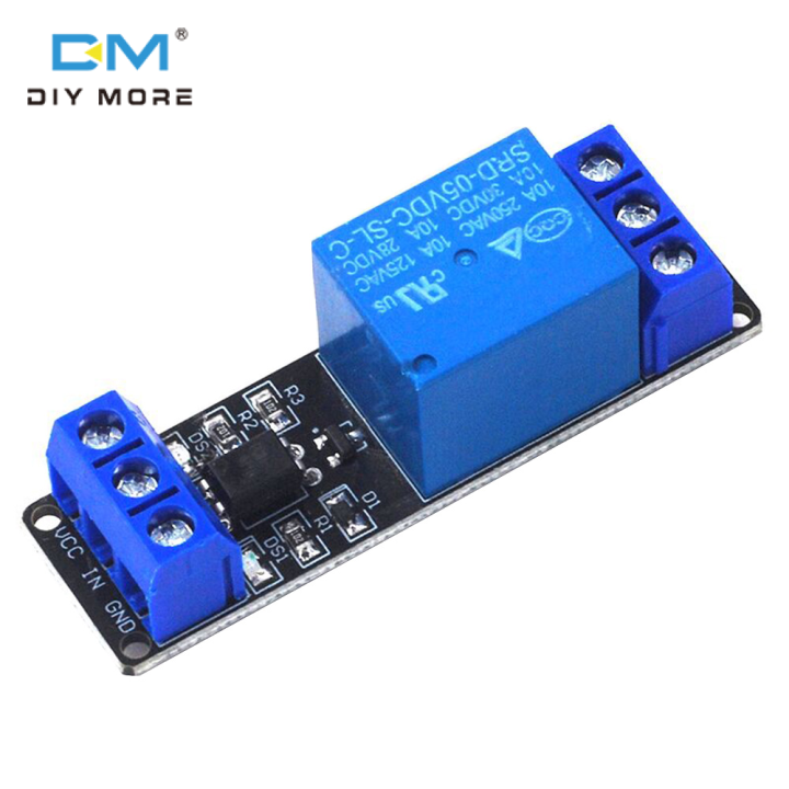 diymore 1 Way Electromagnetic Relay Module 5v 12v 24v Optocoupler ...