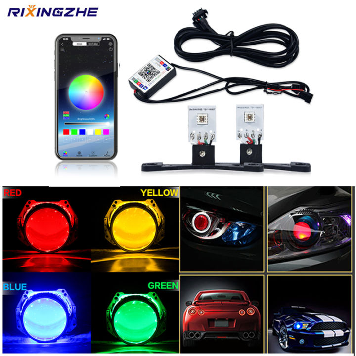 【Deal of the day】 Car Led Devil Eye Demon Evil Eyes DRL LED Bluetooth ...