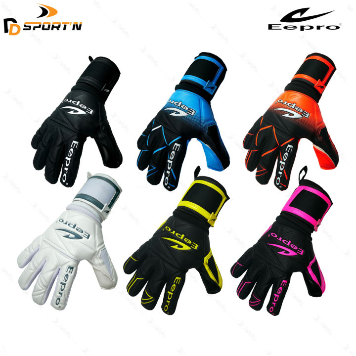 Eepro EG10R1 ถุงมือผู้รักษาประตู อีโปร มีฟิงเกอร์เซฟ สายรัดข้อมือใหญ่ใส่ง่าย | Lazada.co.th