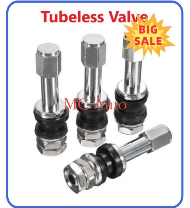 ⭐ [100% ORIGINAL] ⭐ Heavy Duty Car Tyre Tubeless Valve Aluminium Kepala ...