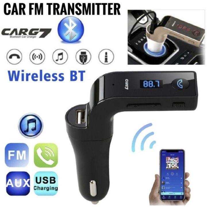 Wireless G7 Fm Modulator Car MP3 Player Bluetooth Car Radio Kereta ...