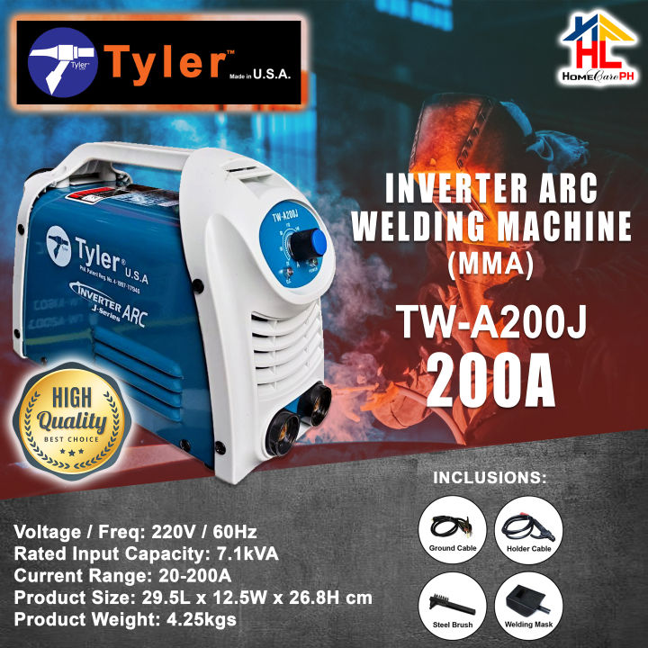 Tyler TW-A200J Inverter ARC Welding Machine MMA | Lazada PH