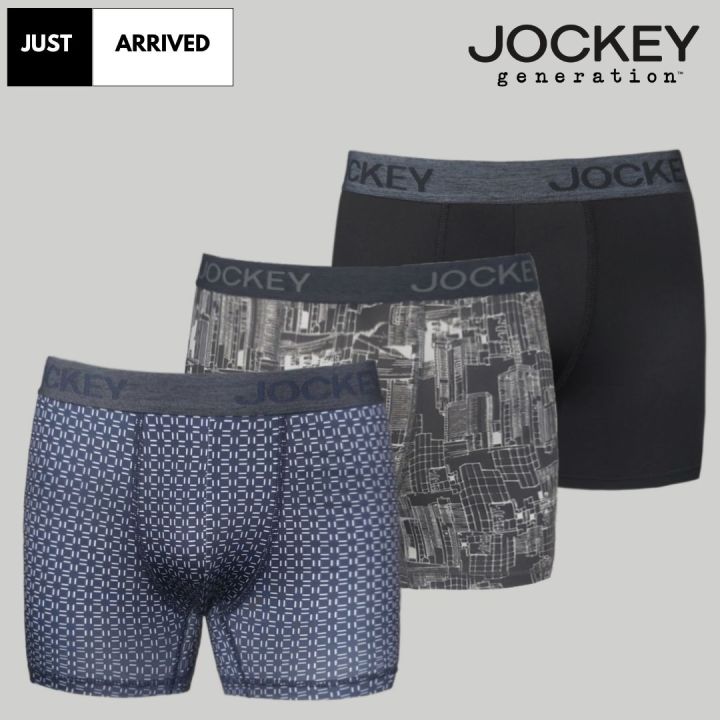 Jockey Generation Quick-Dry Boxer Brief (TRI-PACK) | Lazada PH