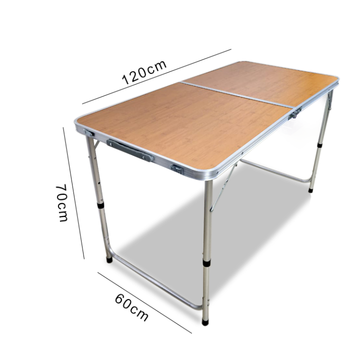 (FS) Meja Lipat Koper 4 Kursi, Meja Lipat Meja Koper Aluminium meja ...