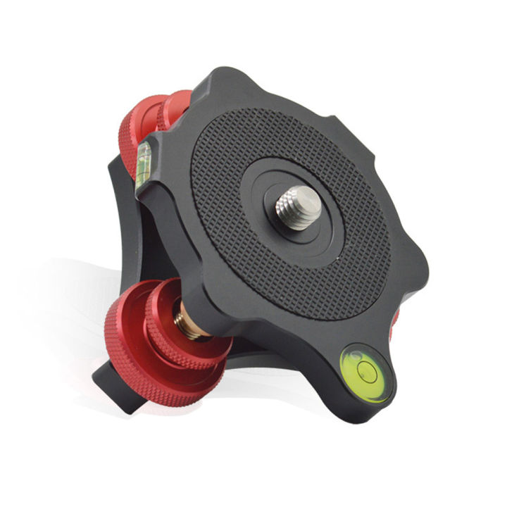 Tripod Leveling Base Adjustable Tripod Head Aluminum Alloy ±5 ...