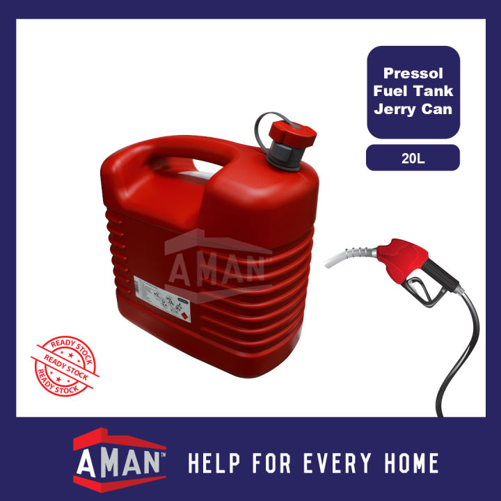 Pressol Germany Fuel Tank Jerry Can / Tong Minyak Petrol Diesel 20L ...