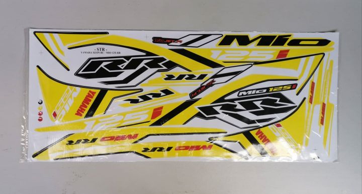 YAMAHA MIO Mx/Mxi 125 ORIGINAL THAILAND MADE (RR VERSION) Stock Decal ...