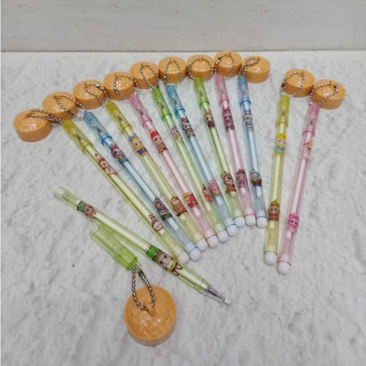 (12pc) PEN GEL gantung hapusan bentuk BAPAO LABUBU | Lazada Indonesia