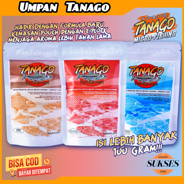 UMPAN TANAGO TERBARU UMPAN PRAKTIS MANCING MICROFISHING | Lazada Indonesia