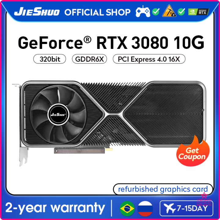 [utang] JIESHUO RTX 3080 10GB NVIDIA Gaming Graphics Card GDDR6X GPU ...