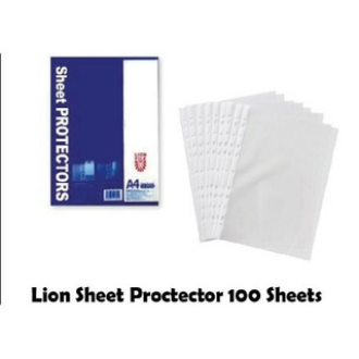 Sheet Protector A4 10pcs/pkt/Hata Sheet Protector/Lion File Sheet ...