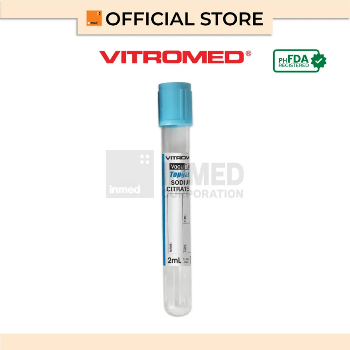 Vitromed Blood Collection Tube, Sodium Citrate 2ml 100s | Lazada PH