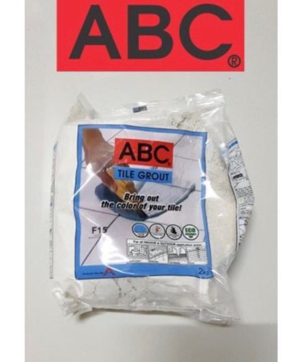 ABC TILE GROUT ORIGINAL /TILE GROUT (2 KG)(DIFFERENT COLORS) | Lazada PH