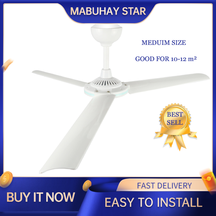 MABUHAY STAR FS03 Electric Fans 700mm 3 Blades Ceiling Fan | Lazada PH