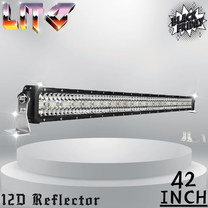 ส่งจากไทย SIMU 42นิ้ว 780W 12D REFLECTOR 3-ROW SPOT/FLOOD Combo Beam ...