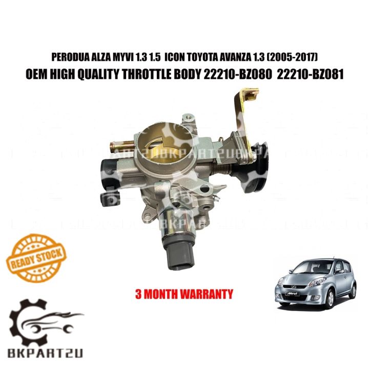 PERODUA ALZA MYVI 1.3 1.5 ICON TOYOTA AVANZA 2005-2017 THROTTLE BODY ...