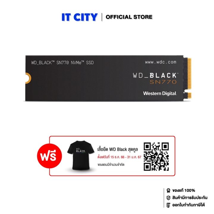 WD BLACK SN770 1TB M.2 2280 NVMe Gen4 (WDS100T3X0E) (5Y)/MS6-000170 ...