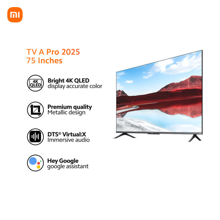 Xiaomi Smart TV A Pro 2025 75 Inch | Lazada PH