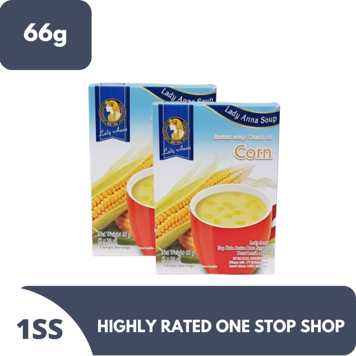 Lady Anna Soup Instant Cream of Corn 66g x 2 | Lazada PH